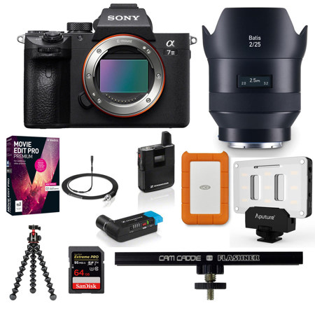 Sony Alpha a7 III 24MP UHD 4K Mirrorles Camera With Zeiss 25mm f/2.0 ...