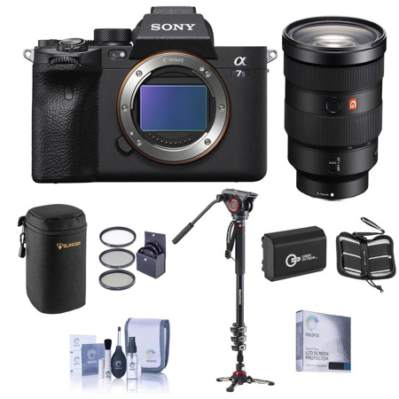 Sony Alpha a7S III Mirrorless Camera with 24-70mm f/2.8 Lens with Monopod & Acc