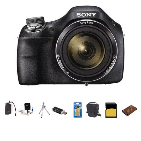 Sony Cyber-shot DSC-H400 Digital Camera with Upgrade Accessory Bundle