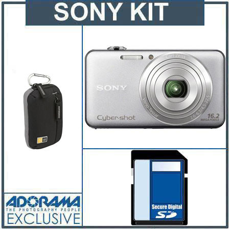 Sony Cyber-Shot DSC-WX50 Digital Camera Silver - Bundle - with 16GB SD ...