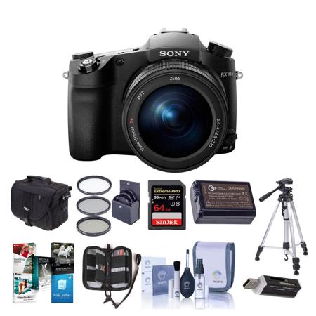 Sony Cyber-Shot DSC-RX10 III Digital Camera, Black With Premium ...