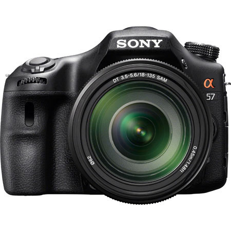 Sony Alpha SLT-A57 Digital SLR Camera with 18-135mm Lens SLT-A57M