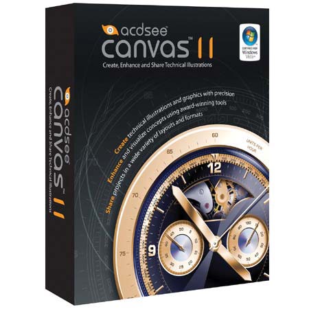 ACD Systems ACDSee Canvas Version 11.0 WIN Technical Illustration Tool ...