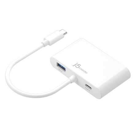 J5 Create JCA175 USB-C to HDMI & VGA Adapter with USB 3.0/Power ...
