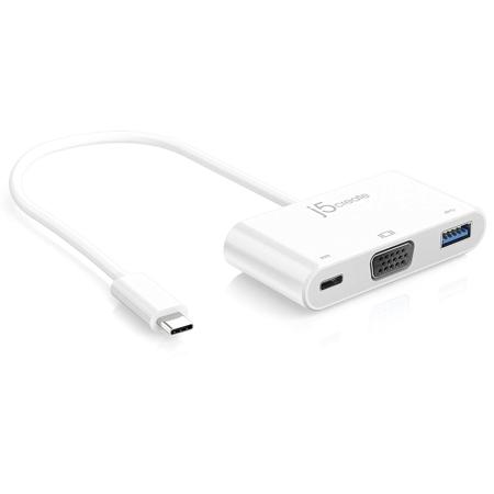 J5 Create USB Type-C to VGA and USB 3.0 Multi Adapter with Power Delivery