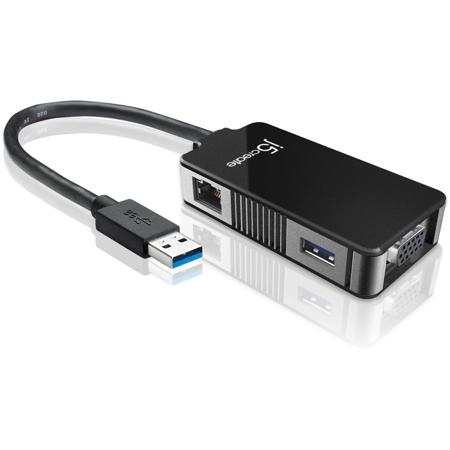 J5 Create JUA370 VGA and Gigabit Ethernet USB 3.0 Multi-Adapter for Mac ...