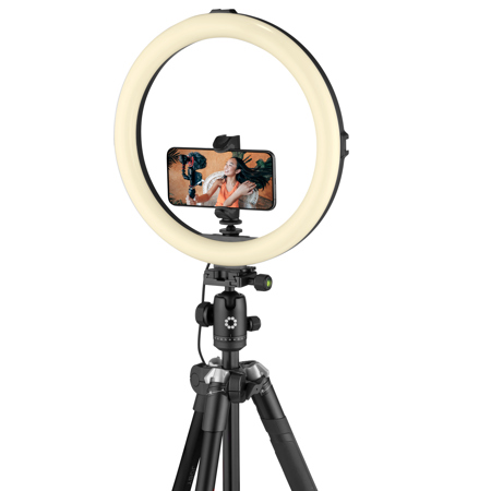 JOBY Beamo Ring 12" Video LED Light, Black JB01733 - Adorama