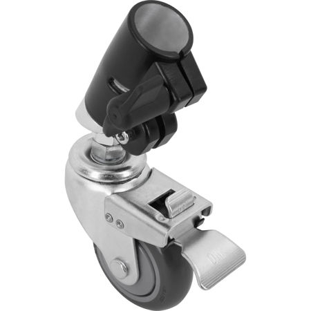 Used Jinbei JB11-036C Caster Kit for C Stand, Includes 3x Wheels with Brake