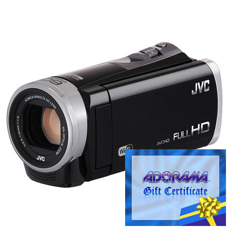 JVC GZ-EX310 Camcorder, Black - Bundle - with Ador - Adorama