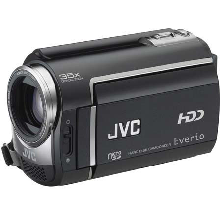 JVC Everio GZ-MG360BUS Internal 60GB Hard Drive Camcorder, 2.7" LCD ...