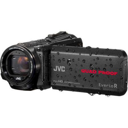 JVC Everio GZ-R550BUS Quad-Proof Full HD AVCHD Camcorder with 32GB ...