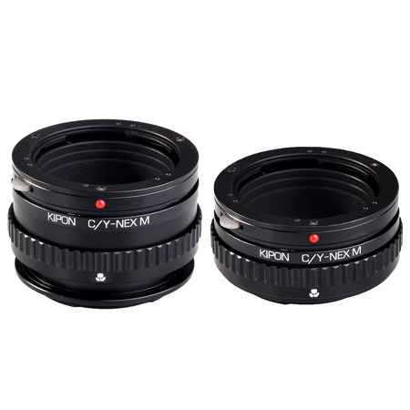 Kipon Contax/Yashica Lens to Sony E-Mount Camera Lens Adapter (with Macro Helico