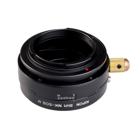Kipon Shift Lens Mount Adapter for Nikon F Mount Lens to Canon EOS M Camera