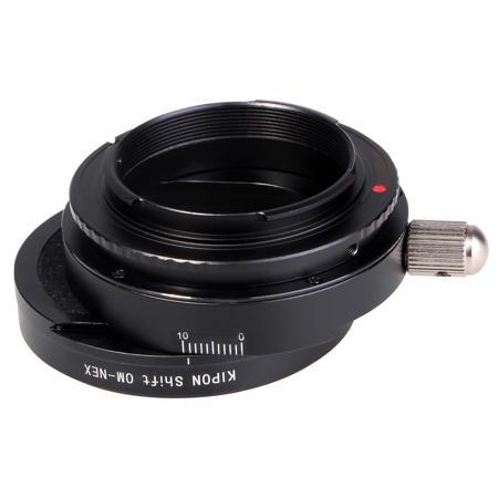 Kipon Shift Lens Mount Adapter for Olympus OM Mount Lens to Sony E Mount Camera