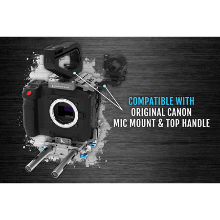 Kondor Blue Full Camera Cage for Canon C70 Camera, Raven Black KB-CC70 ...