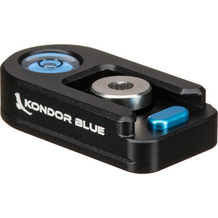 Kondor Blue Bubble Level Cold Shoe Plate with Safety Release, Raven ...