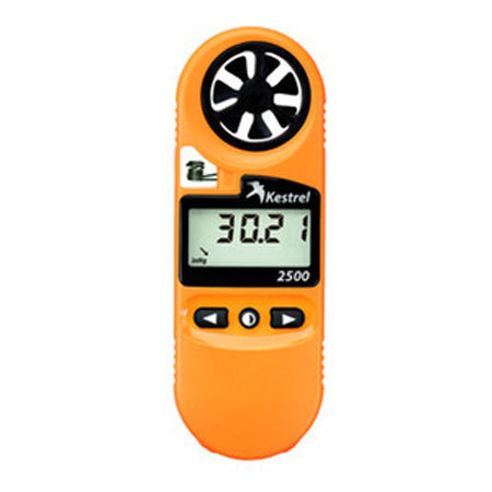 Kestrel 2500 Waterproof Wind Meter/Digital Altimeter, Orange - Adorama