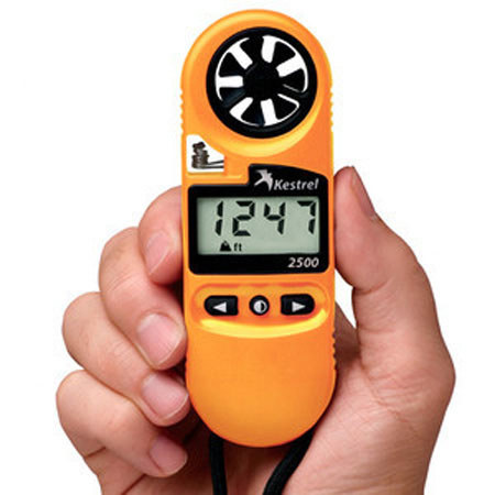Kestrel 2500 Waterproof Wind Meter/Digital Altimeter, Orange - Adorama