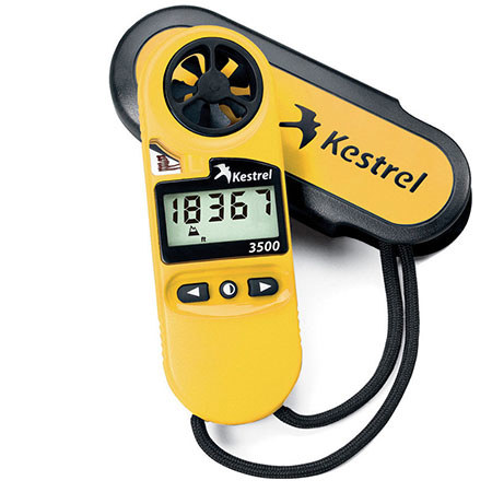 Kestrel 3500 Waterproof Weather Meter/Digital Psychrometer, Yellow
