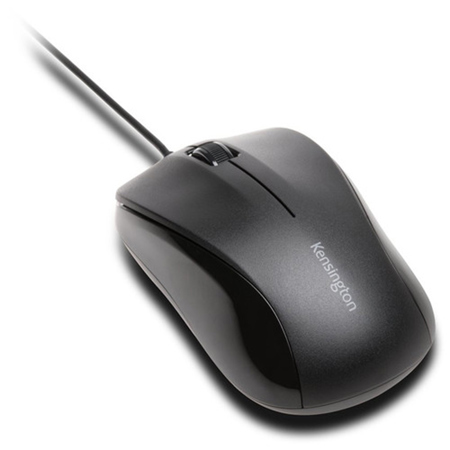 Kensington Wired Three-Button Mouse for Life, Black K72110US - Adorama