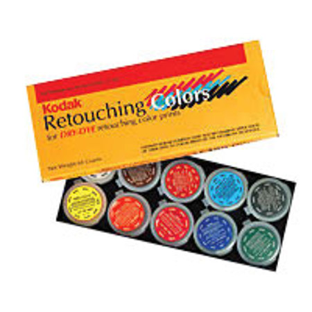 Kodak Dry Dye Retouching Colors, Box of Ten (10) Colors for Retouching ...