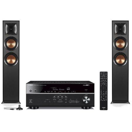 Klipsch R-625FA Dolby Atmos Floorstanding Speaker With Yamaha RX-V685 ...