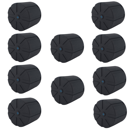 Kuvrd 10 Pack Rubber Universal Lens Cap for 60mm-120mm Lenses ULC 10