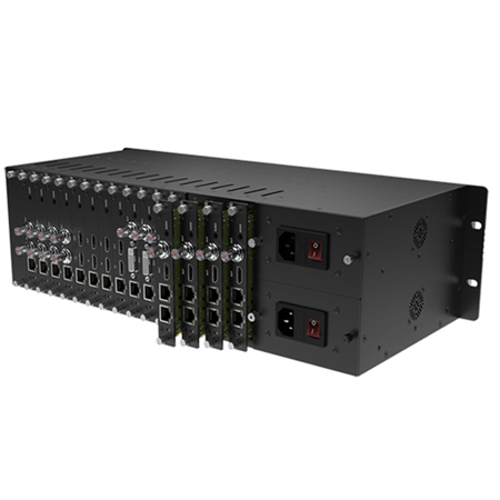 Kiloview Cradle 3RU 16-Channel Redundant Power Rackmount Chassis