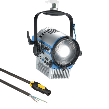 ARRI L7-C LE2 7" 220W LED Fresnel, Pole Operated, Blue/Silver, w ...