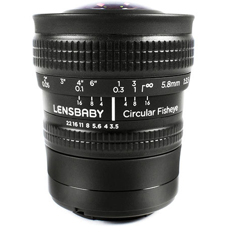 Lensbaby 5.8mm f/3.5 Circular Fisheye Lens for Sony NEX E Mount