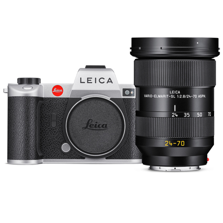 Leica SL2 Mirrorless Camera, Silver w/Vario-Elmarit-SL 24-70mm f/2.8 ASPH Lens