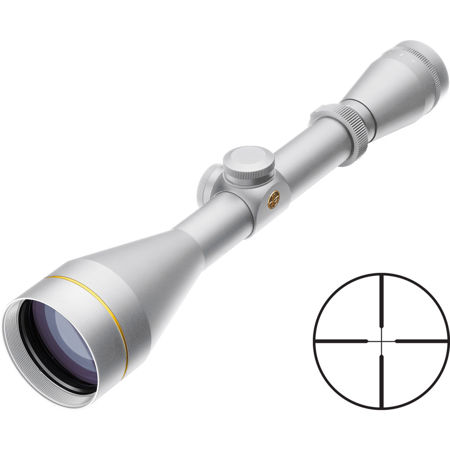 Leupold 4-12x50 VX-2 Riflescope, Fine Duplex Reticle, Matte Silver, 1" Tube