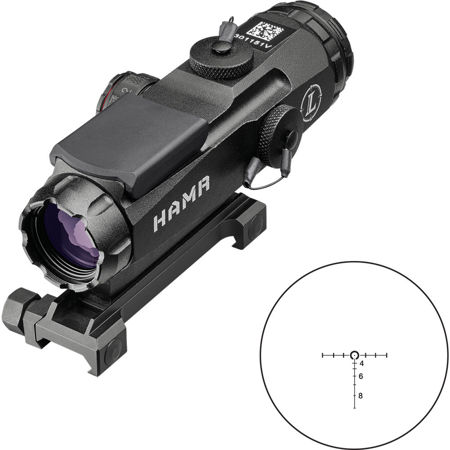 Leupold 4x24 Mark 4 HAMR Riflescope, Illuminated CM-R2 Reticle, 1 ...