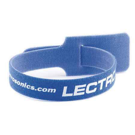 Lectrosonics Hook & Loop Cable Wrap with Lectro Logo, Blue - Adorama