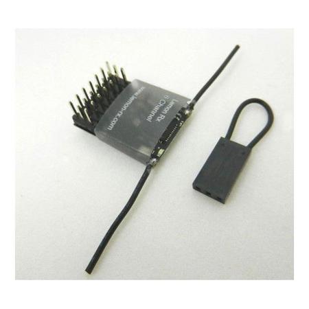 Lemon Rx DSM2 Compatible 6-Channel Receiver (Feather Light, Top Pin)