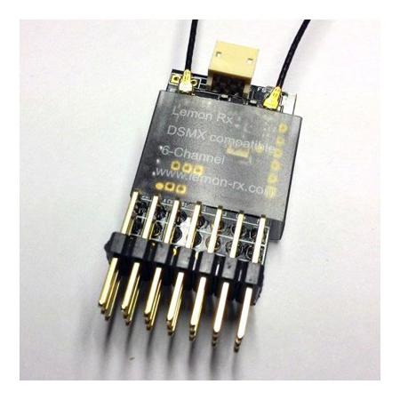 Lemon Rx DSMX Compatible 6-Channel Receiver with Diversity Antenna