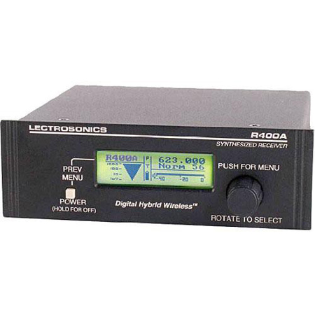 Lectrosonics R400A Digital Hybrid UHF Diversity Receiver, Frequency ...