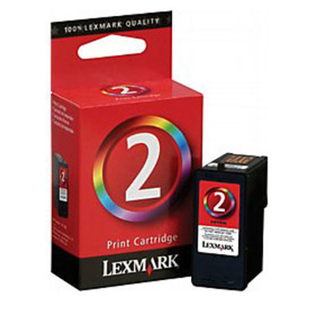 Lexmark No 2 Color Ink Print Cartridge for X2480 & X3480 Series