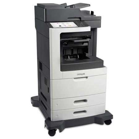Lexmark MX811dfe B&W Laser MFP with Staple Finisher, 550-Sheet Tray, 63 ppm