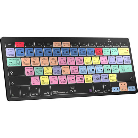 LogicKeyboard Mini Bluetooth Mac Keyboard for Adobe Premiere Pro CC, US ...