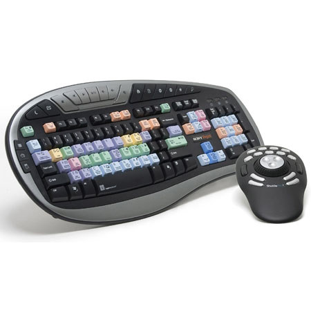 LogicKeyboard Sony Vegas Multimedia Keyboard, USB-Black - Adorama