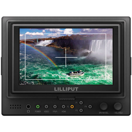 Lilliput 569 5" Camera-Top LED Field Monitor with HDMI and YPbPr Input ...