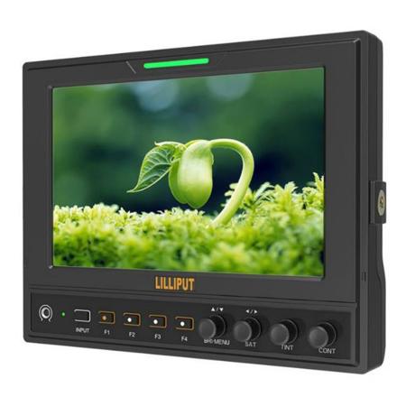 Lilliput 662/S 7" IPS Camera-Top LED Field Monitor, 3G-SDI & HDMI Input ...