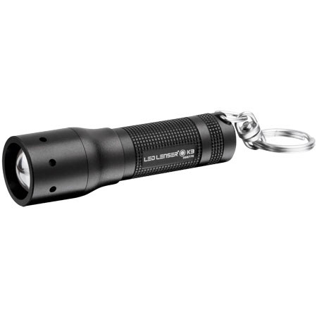 LED Lenser K3 LED Key Chain Flashlight, 15 Lumens Output, 34m (111.5 ...