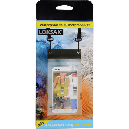 LokSak aLOKSAK Waterproof Caddy with Lanyard, Double Zipper Closure, 4 ...