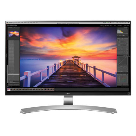 LG 27MU88-W 27" Class IPS Ultra HD 4K LED Monitor, 350cd/m2 - Adorama