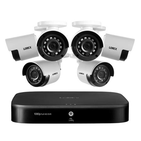 Lorex 1080p HD 8-Channel 1TB Security System with 6x Night Vision Cameras