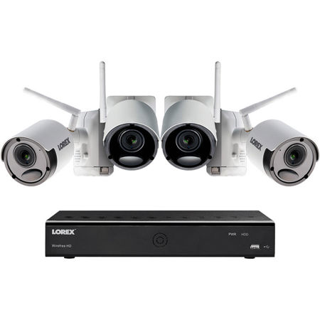 Lorex 6-CH 1080p 1TB Wire-Free Battery Powered 4-Camera Security System
