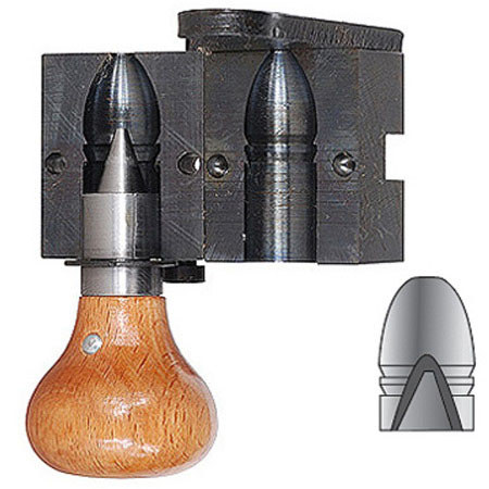 Lyman Double Cavity Rifle Bullet Mould f/.58 Cal Mini Ball Lead, 530 Grains