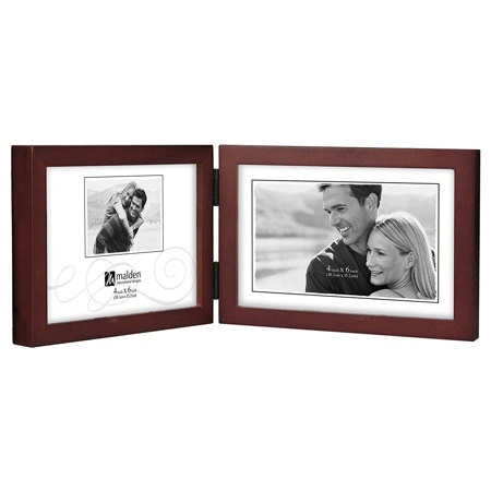 Malden International Concepts Series Wood Frame for 4x6" Double ...